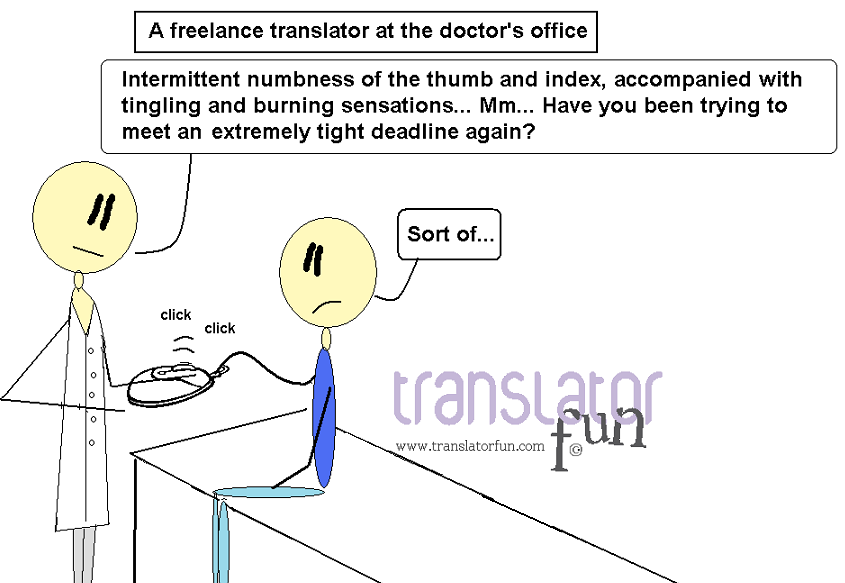 A freelance translator at the doctor’s office: carpal tunnel syndrome ...