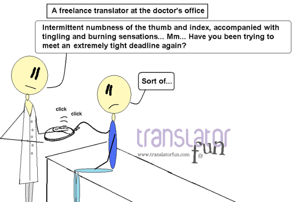 A freelance translator at the doctor’s office: carpal tunnel syndrome ...